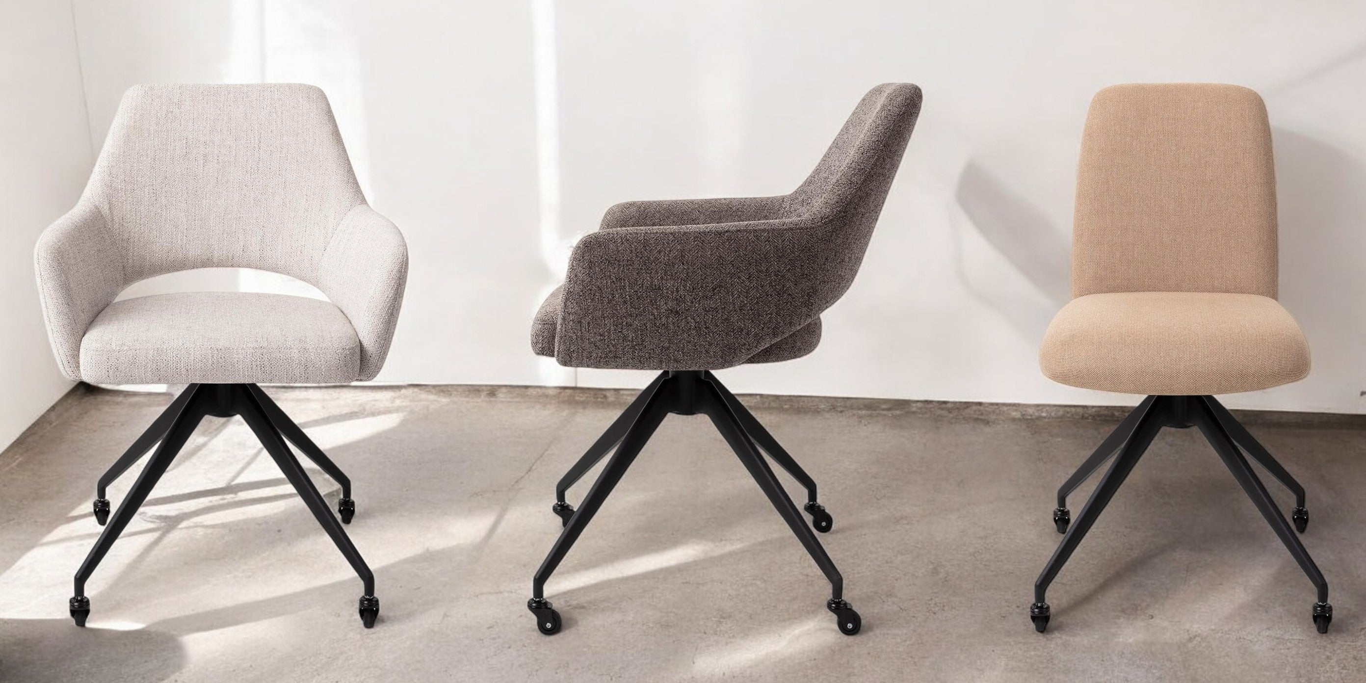 Buy Dining Chairs with Wheels | Free Shipping – Jesper Home